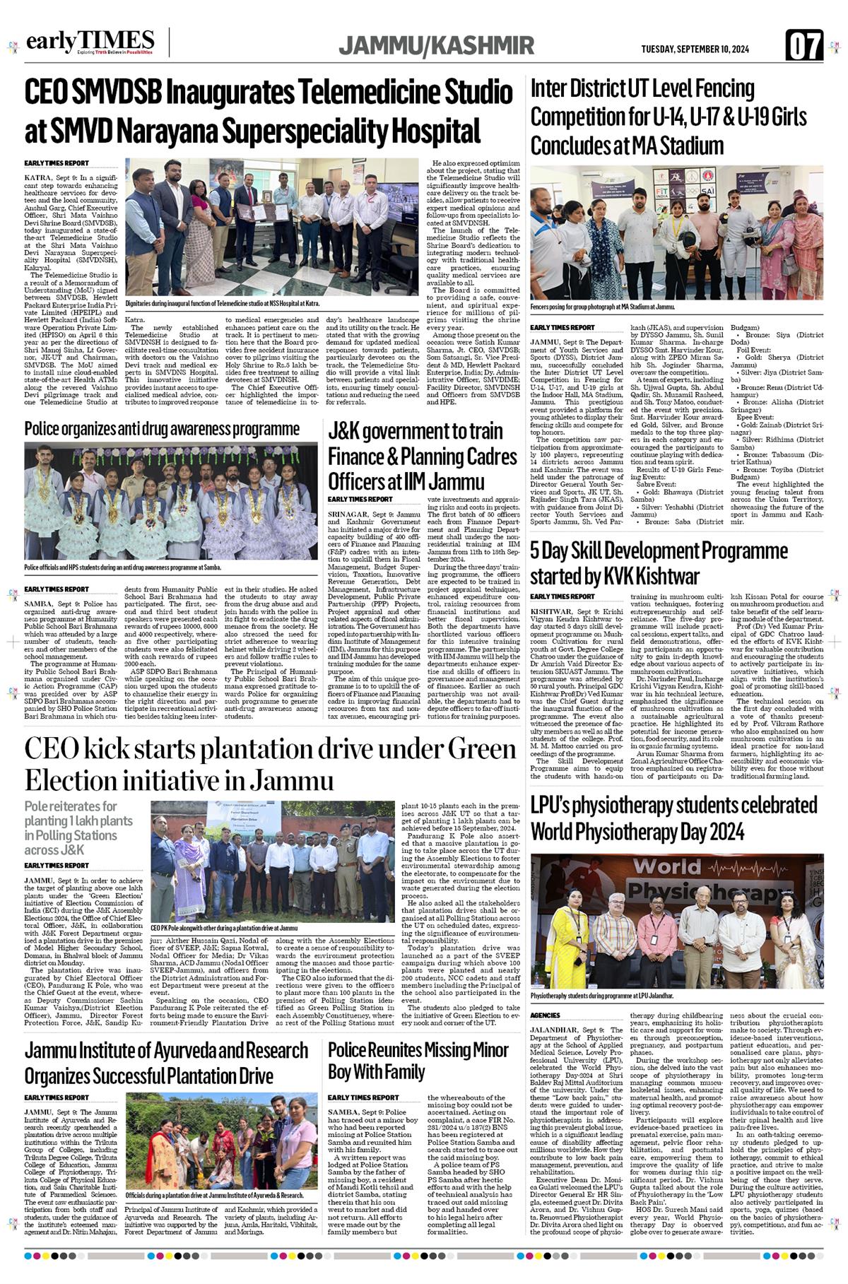 Early Times: Leading Newspaper Jammu Kashmir, Latest News about Jammu ...