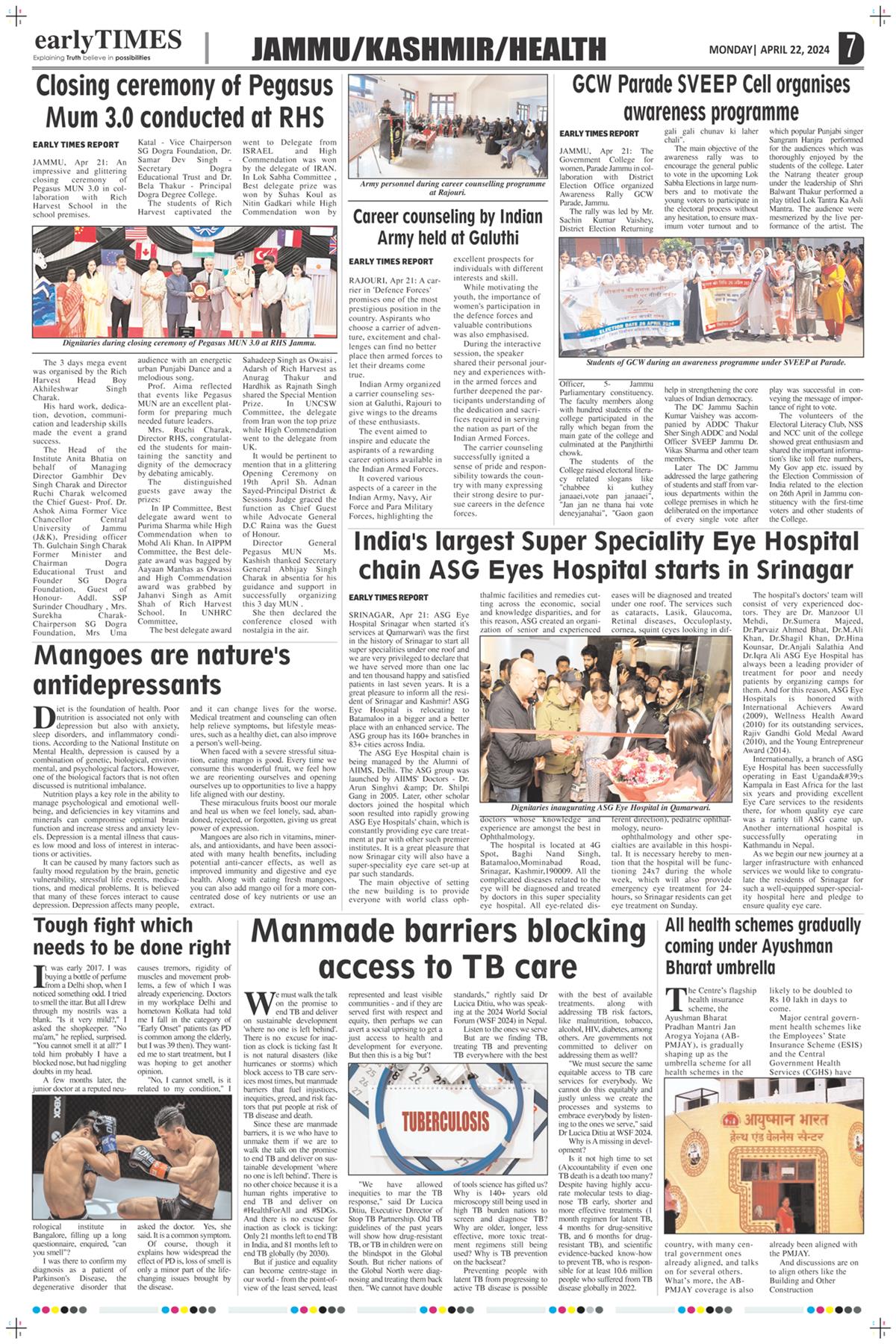 Early Times: Leading Newspaper Jammu Kashmir, Latest News about Jammu ...