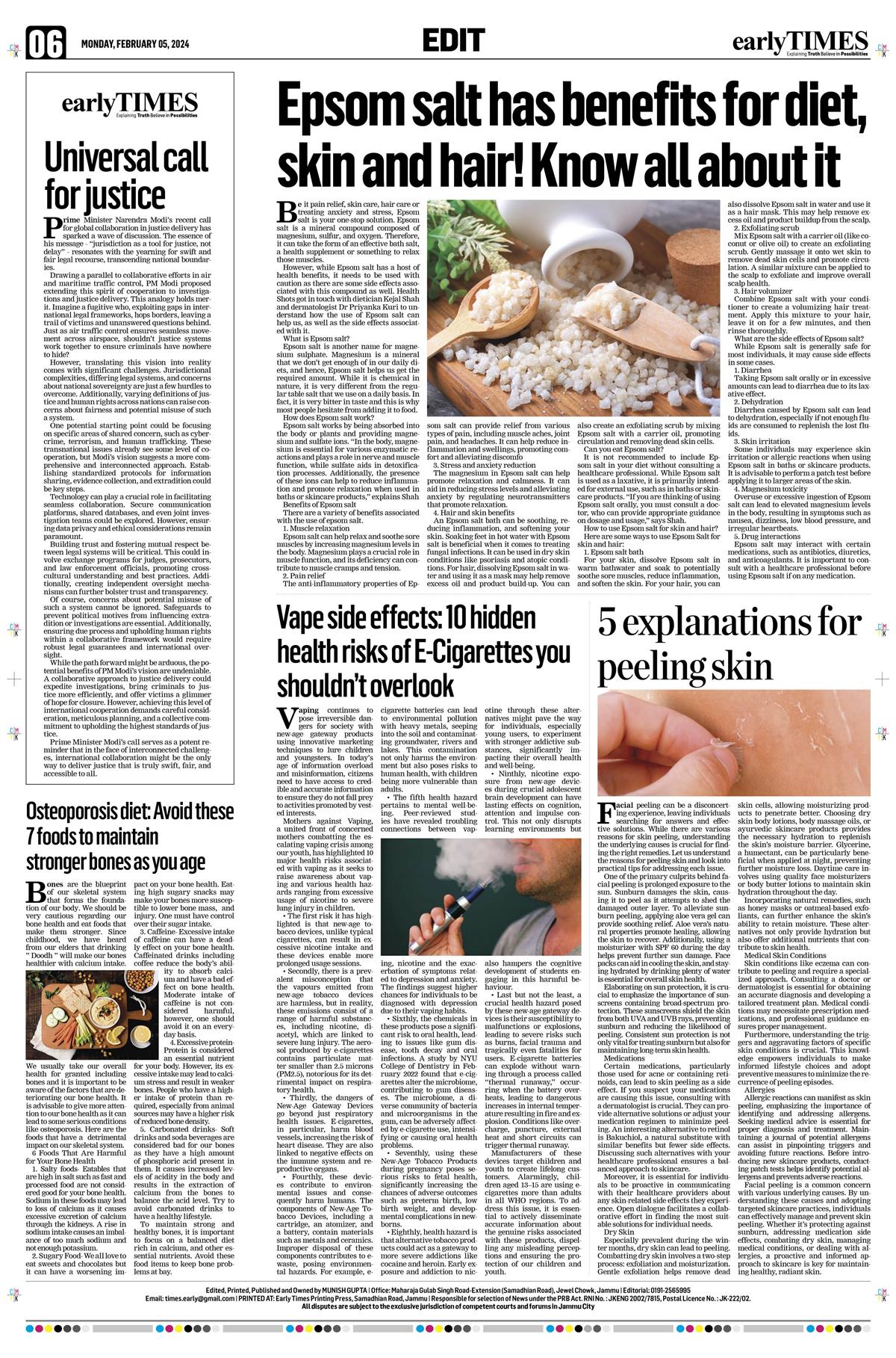 Early Times: Leading Newspaper Jammu Kashmir, Latest News about Jammu ...