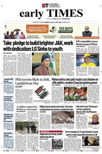 Early Times: Leading Newspaper Jammu Kashmir, Latest News about Jammu ...